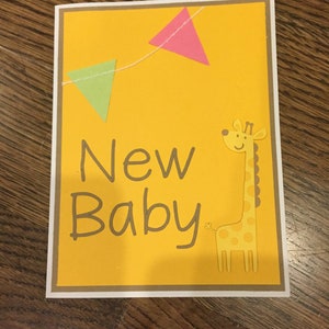 Set of 6 Baby Cards - Etsy