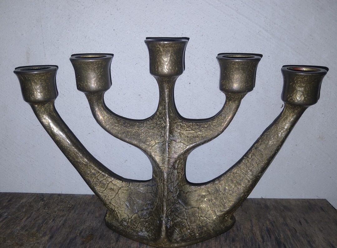 Gilde Handwerk Candlestick Bronze Horst Dahlbeck - Etsy