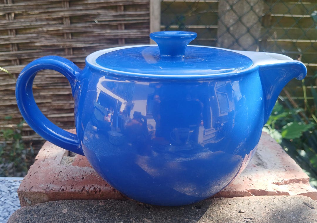 Dibbern Teapot Solid Color 1.1l Blue - Etsy