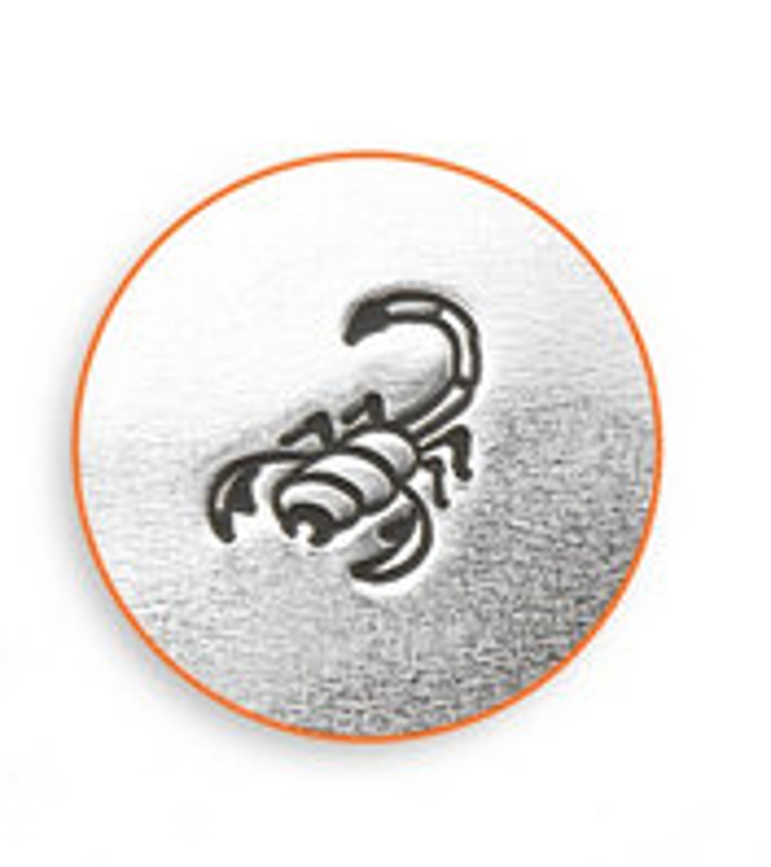 Scorpion Metal Stamp 6mm Design Stamp Scorpion Metal Punch - Etsy