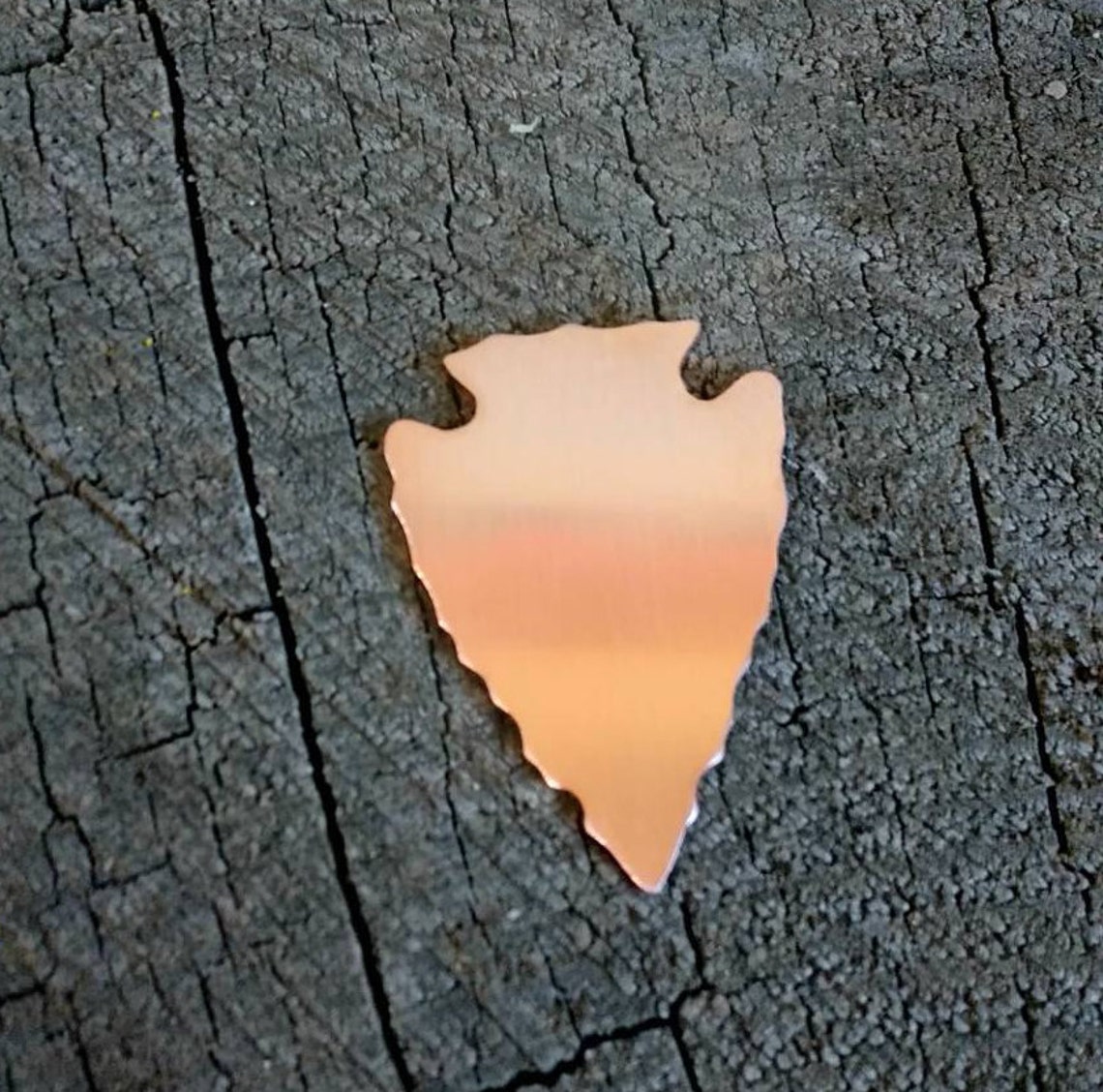 Copper Arrowhead Stamping Blank hand Cut Arrowhead Copper | Etsy