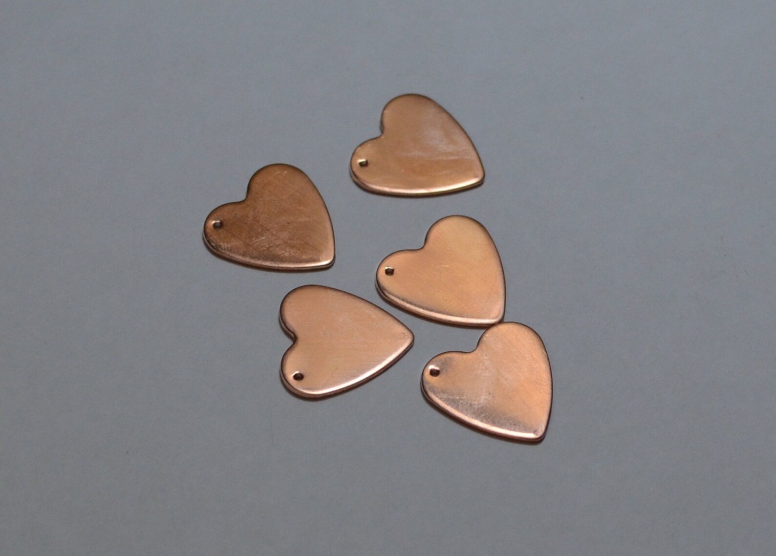 Copper Hearts Stamping Supply 0.59 Inches /15mm - Etsy