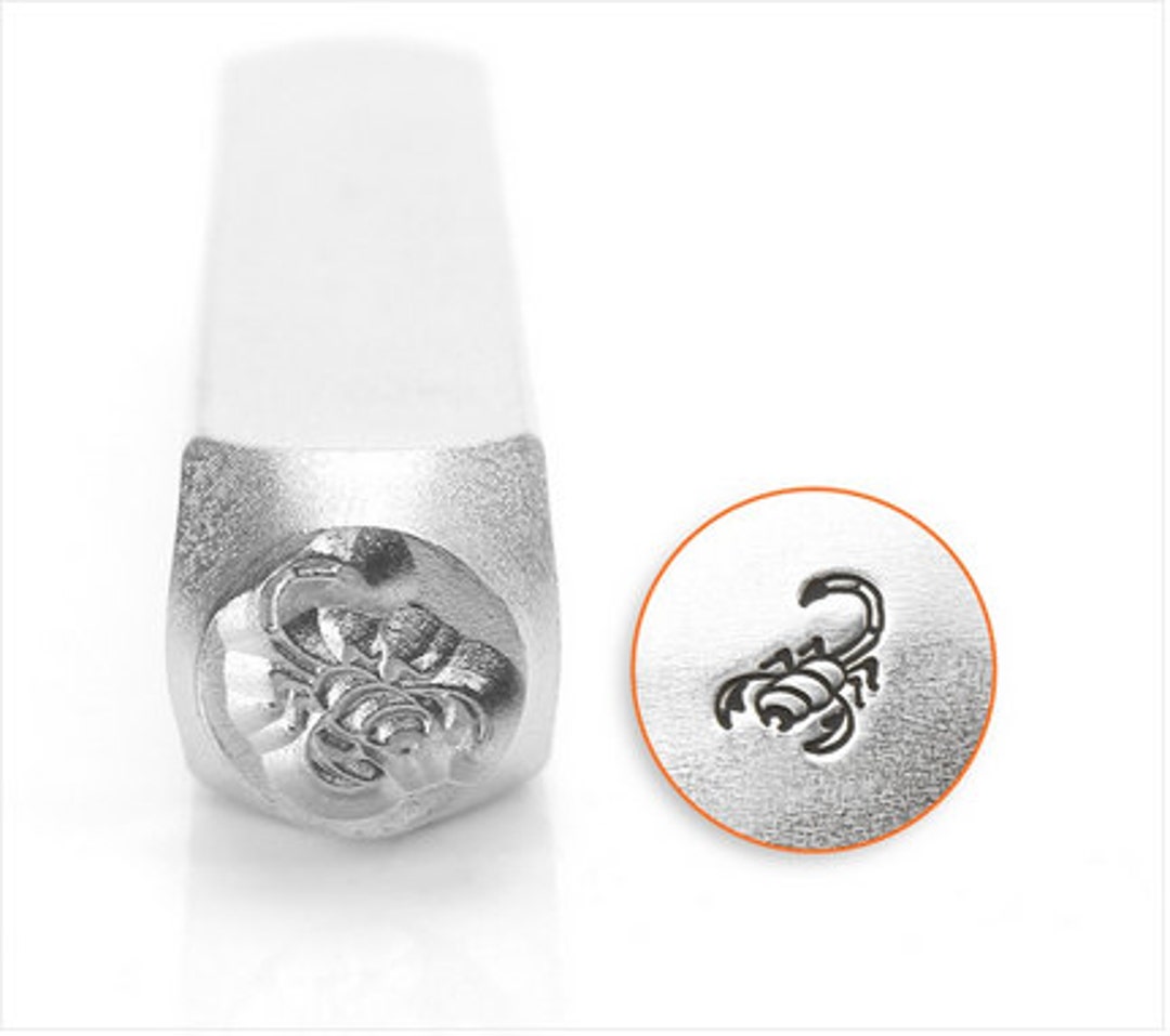 Scorpion Metal Stamp 6mm - Design Stamp - Scorpion Metal Punch for ...