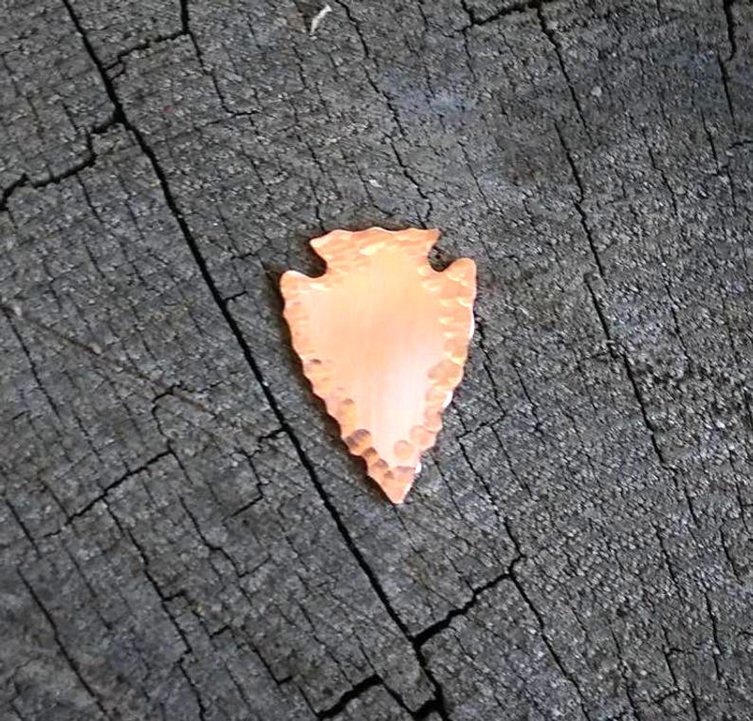 Hammered Copper Arrowhead Blank - Stamping Blank - Copper Stamping ...