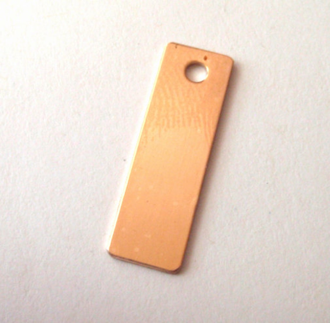 20 Gauge Bronze Tag 1/2 Inch X 1 1/2 Inch Bronze Rectangle - Etsy