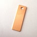 20 Gauge Bronze Tag 1/2 Inch X 1 1/2 Inch , Bronze Rectangle Blanks ...