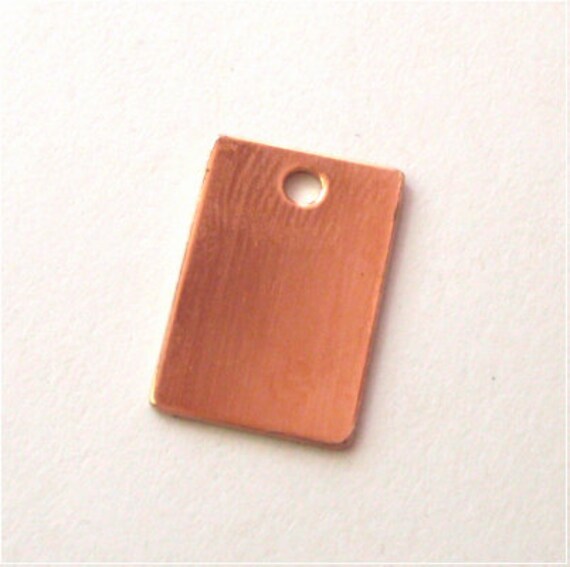 20 Gauge Bronze Rectangle Blanks 1/2 Inch X 3/4 Inch Bronze | Etsy