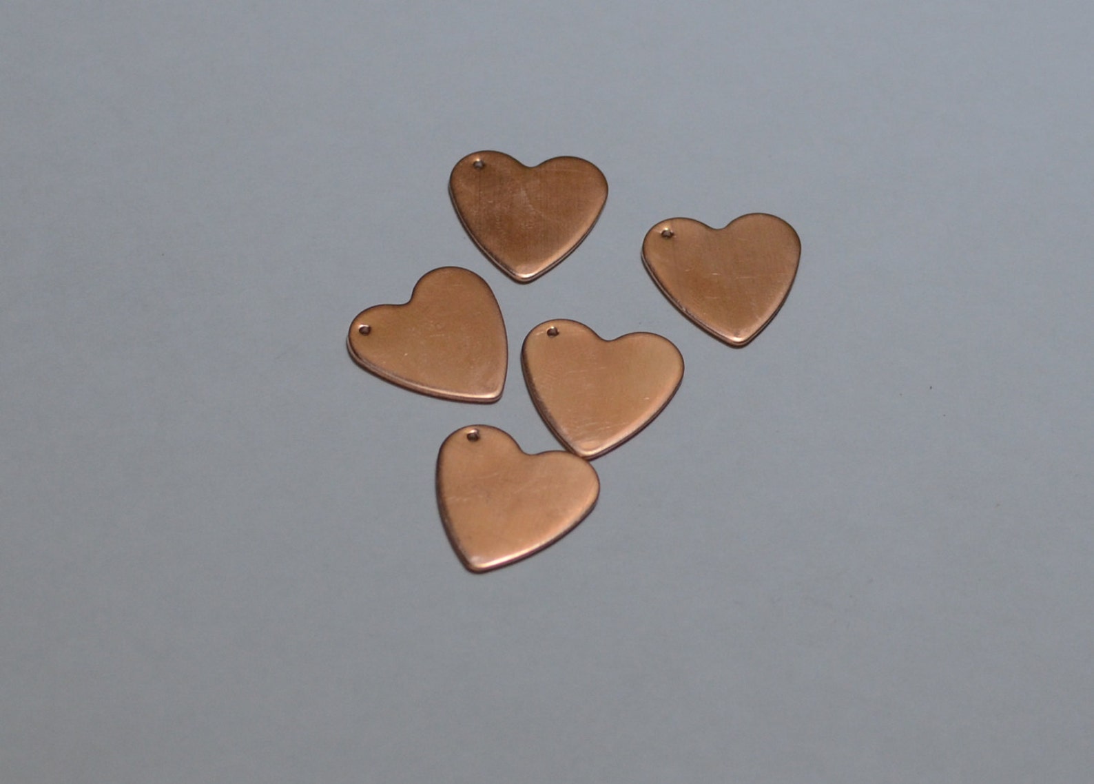 Copper Hearts Stamping Supply 0.59 Inches /15mm | Etsy