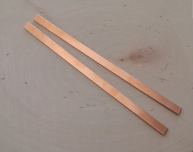 14 Gauge 1/4 Inch Copper Bracelet Blanks , Copper Strips , Copper Cuff ...