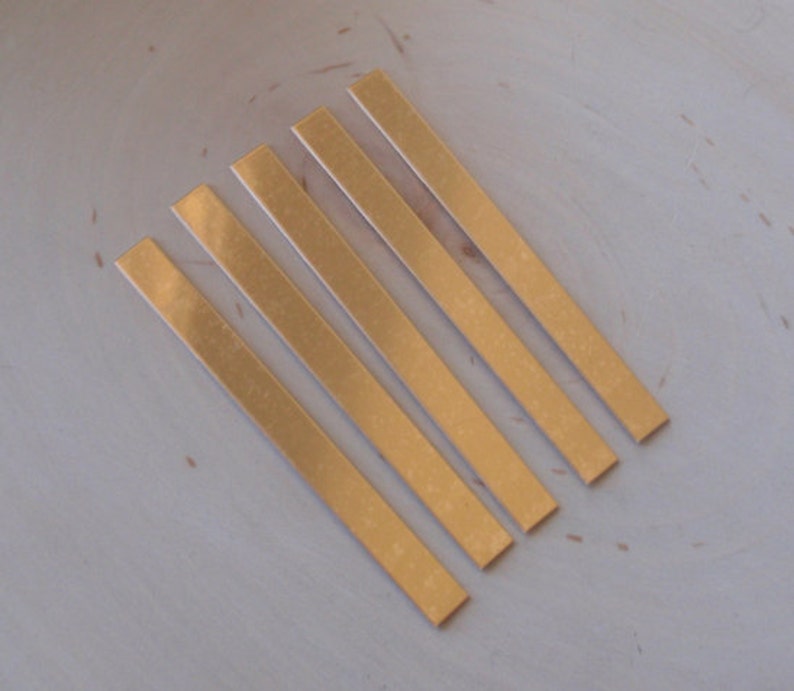 5pc 20 Gauge Bronze Strips 1/4 Inch by 2 1/2 Inch Bronze | Etsy India