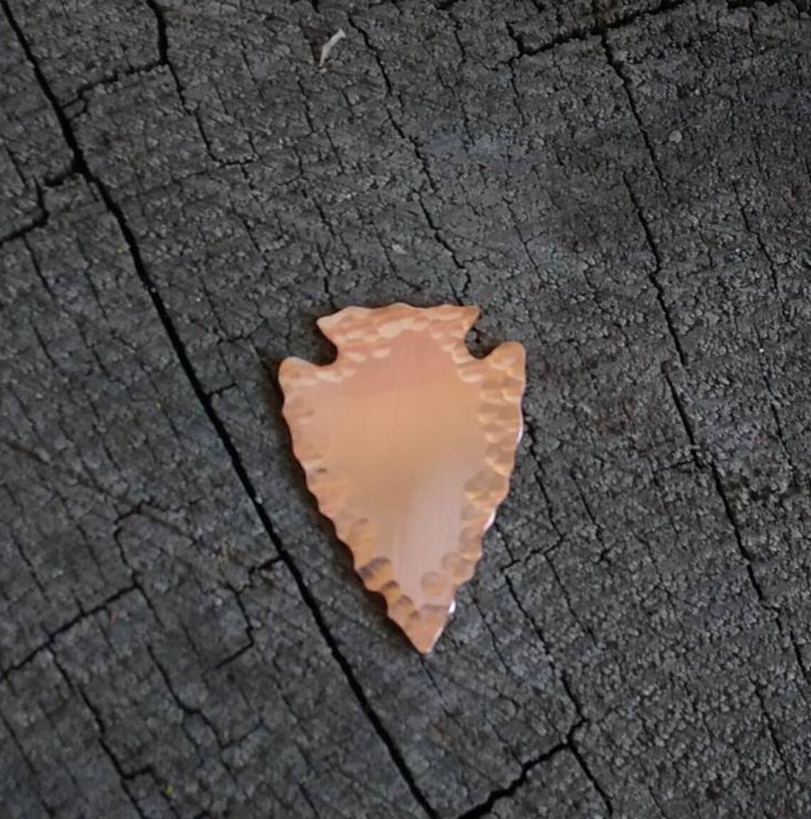 Hammered Copper Arrowhead Blank - Stamping Blank - Copper Stamping ...