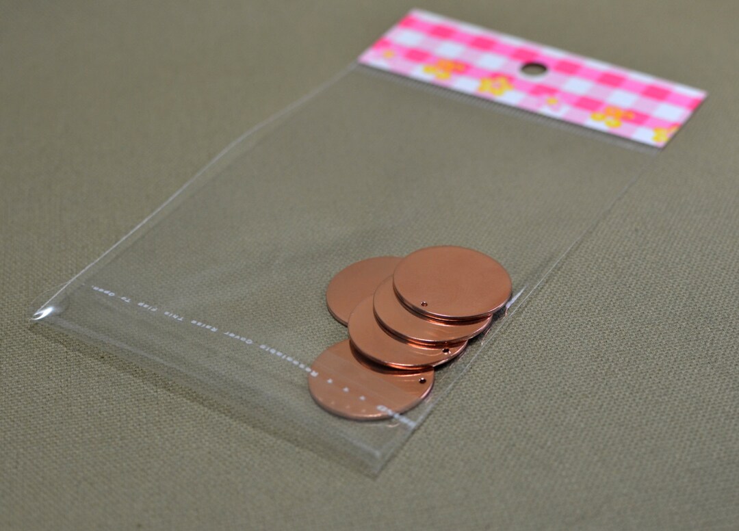 1 Inch Copper Discs in 17 Gauge Qty 5 - Etsy