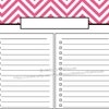 EDITABLE Daily Planner Printable - Chevron Printable - PDF Printable ...
