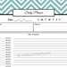 EDITABLE Daily Planner Printable - Chevron Printable - PDF Printable ...