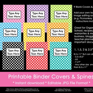 Planner Insert, Binder Divider, Planner Insert, Rainbow, Letter Size ...