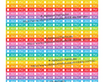 Printable Planner Stickers Morning Day Night sized for Erin | Etsy