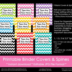 Planner Insert, Binder Divider, Planner Insert, Rainbow, Letter Size ...