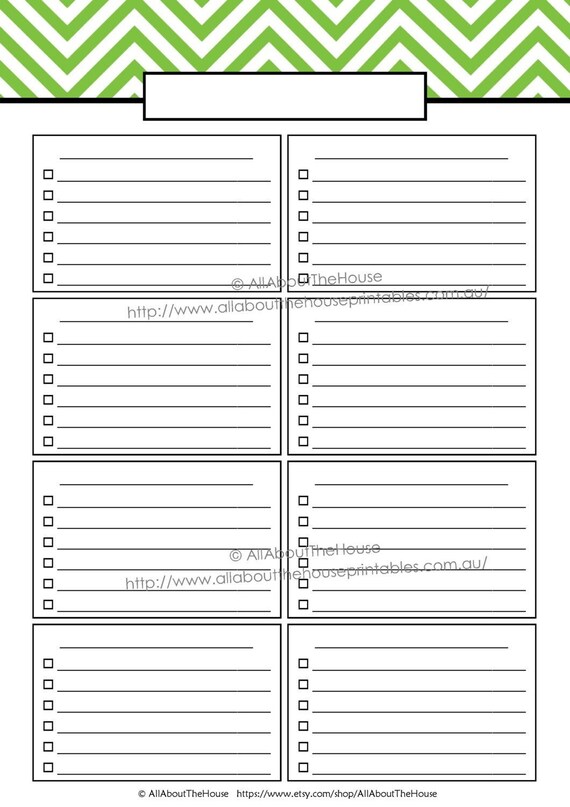 EDITABLE - Printable To Do List Printable Shopping List - Anything List ...