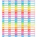 EDITABLE Printable Calendar Perpetual Calendar Rainbow - Etsy