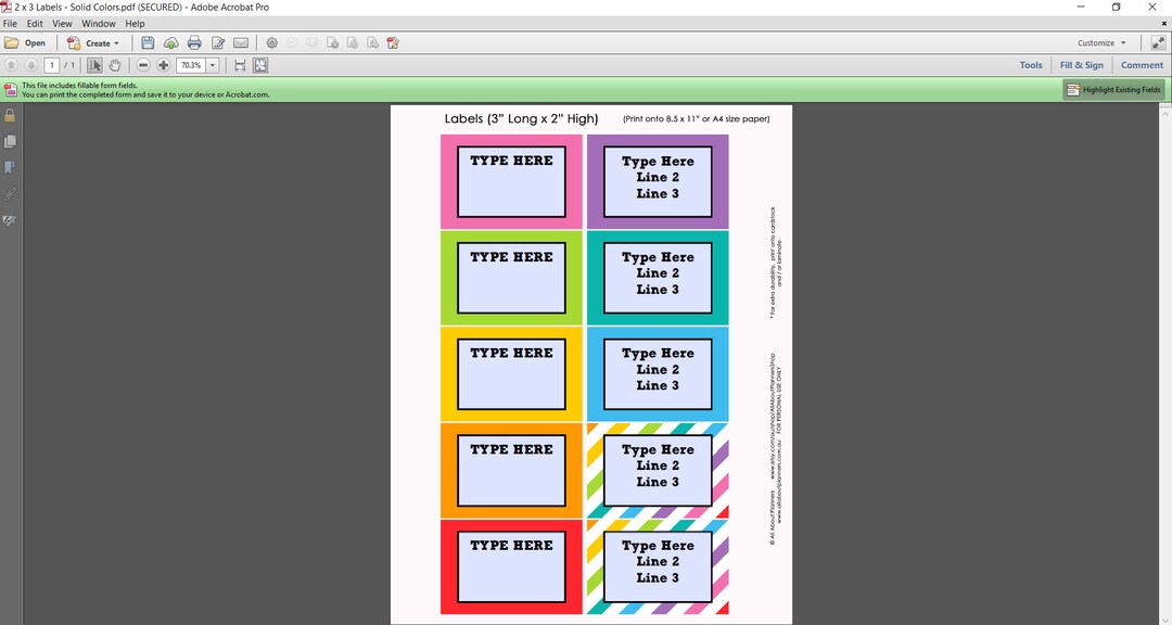 Editable Labels Classroom Resource Printables Organization Rainbow Back ...