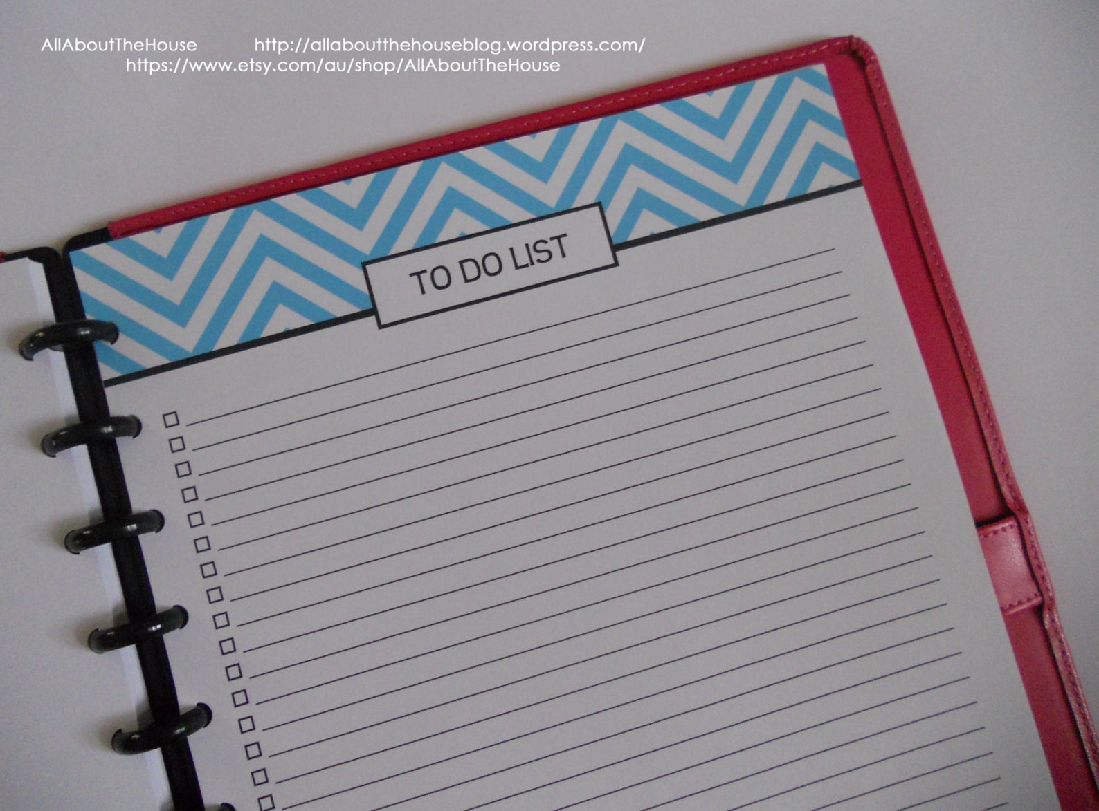Chevron to Do List Printable Checklist Perpetual PDF Editable - Etsy