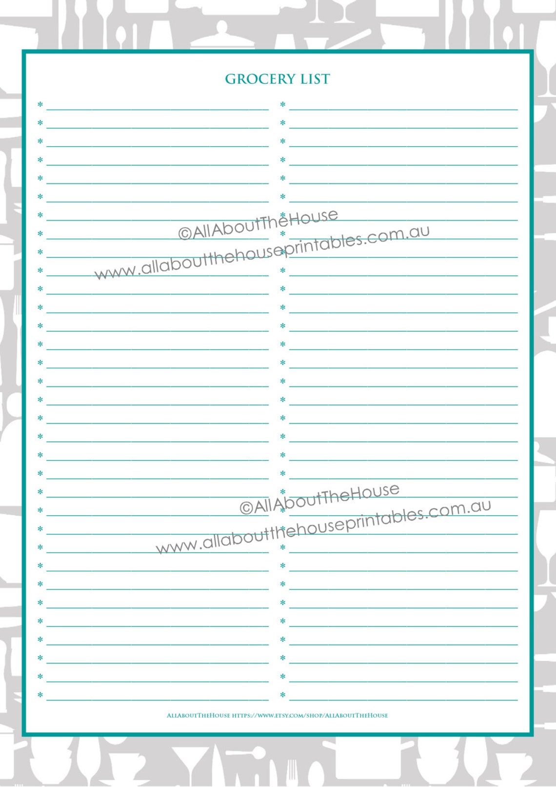 Recipe Binder Printables Recipe Sheet Recipe Card kichen | Etsy