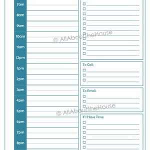 Time Planning Printables - Time Planning Basics - Household Binder - 5 ...
