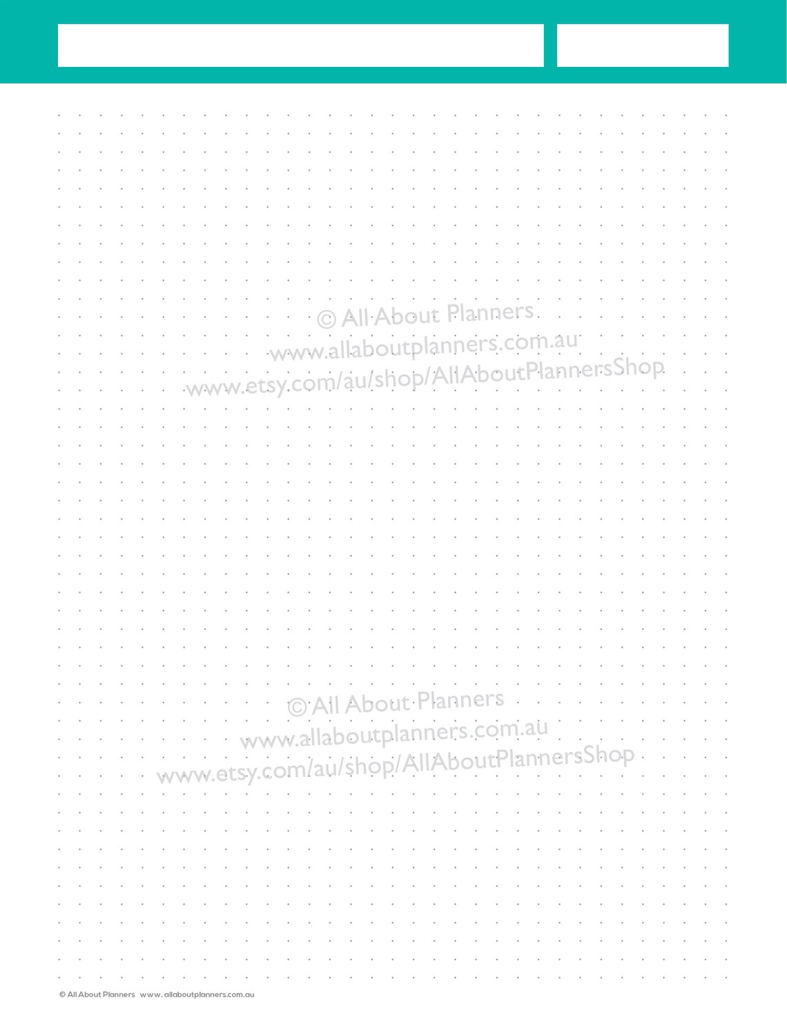 Note Taking Template Printable Planner or Digital Planning Bullet ...