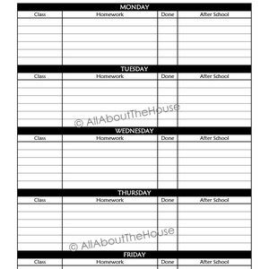 GREEN EDITABLE Student Planner Printable College Planner School Class ...