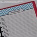 Password Log Chevron Printable Checklist Perpetual PDF Editable ...