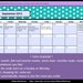 EDITABLE 12 Polka Dot Calendars You Choose 2015 2016 and - Etsy