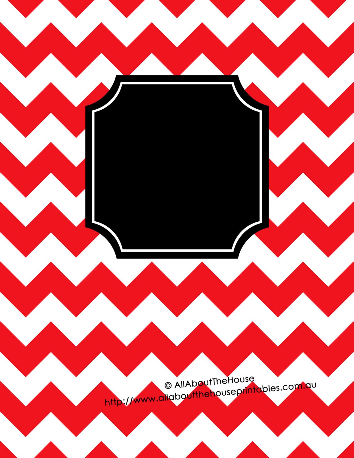Editable Printable Monogram Binder Cover and Spine Chevron Polka Dot ...