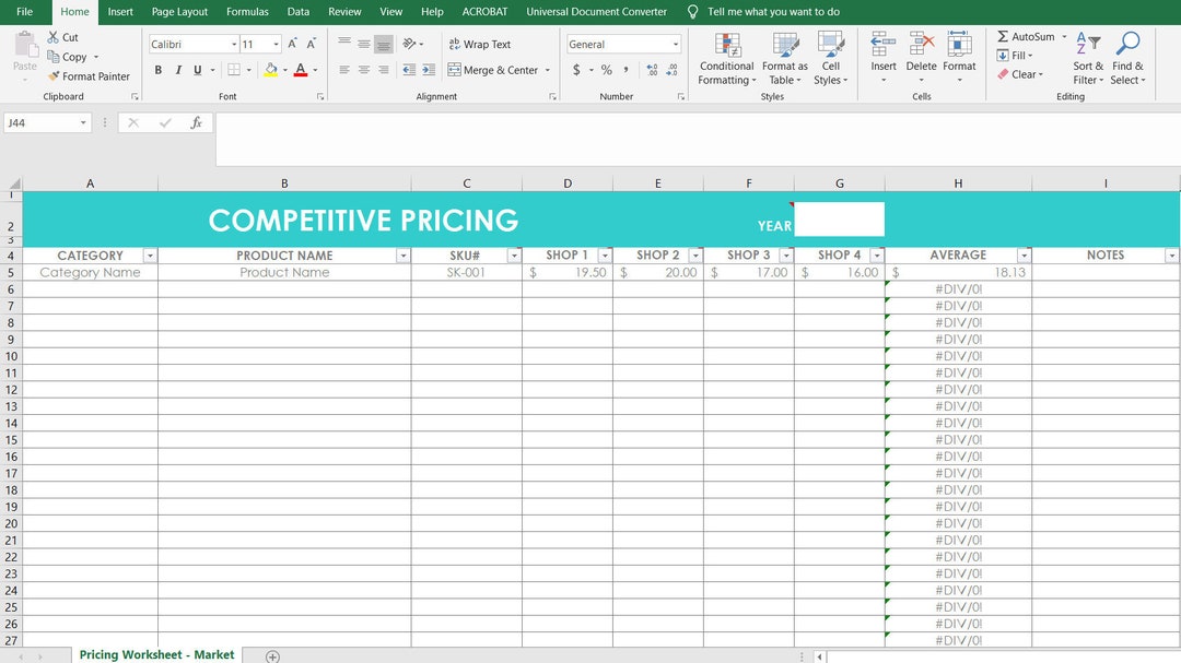 Pricing Comparison Market Research Competitor Analysis Shop Management ...