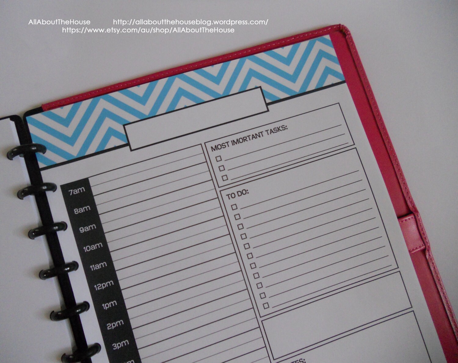 Undated Daily Planner Printable Rainbow Stripe PDF Editable - Etsy ...