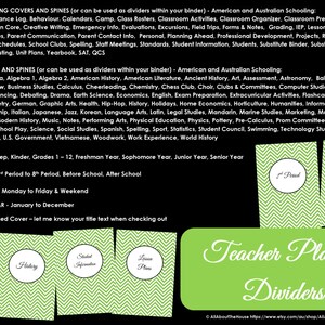 BLACK EDITABLE Teacher Planner Printable School Homeschool Lesson ...