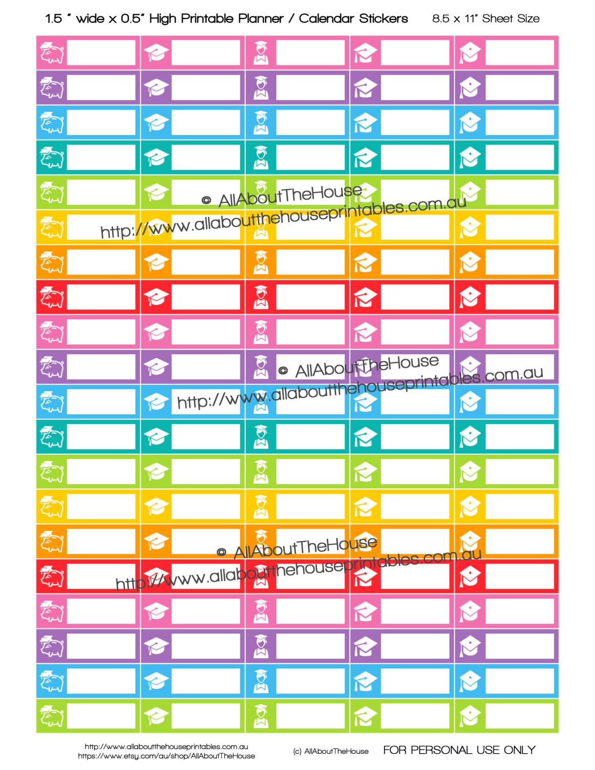 Student Loan Planner Stickers Printable Debt Repayment School - Etsy ...