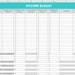Kitchen Renovation Budget Spreadsheet Organizer Wish List Budget per ...