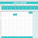 Annual Overview Spreadsheet Excel Routine Task Goals Google Sheet ...