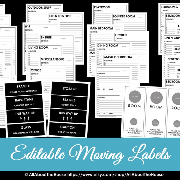 Chevron Labels - Etsy