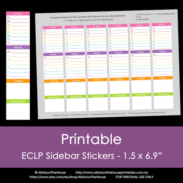 Erin Condren Sticker - Etsy