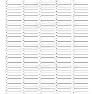 Printable Tick List Calendar Planner Stickers Checklist Full Box for ...