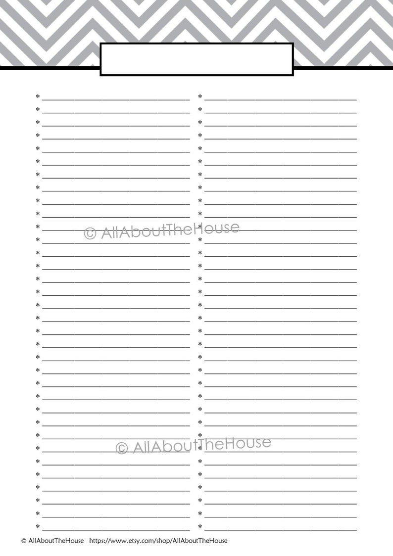 EDITABLE Printable to Do List Printable Shopping List - Etsy