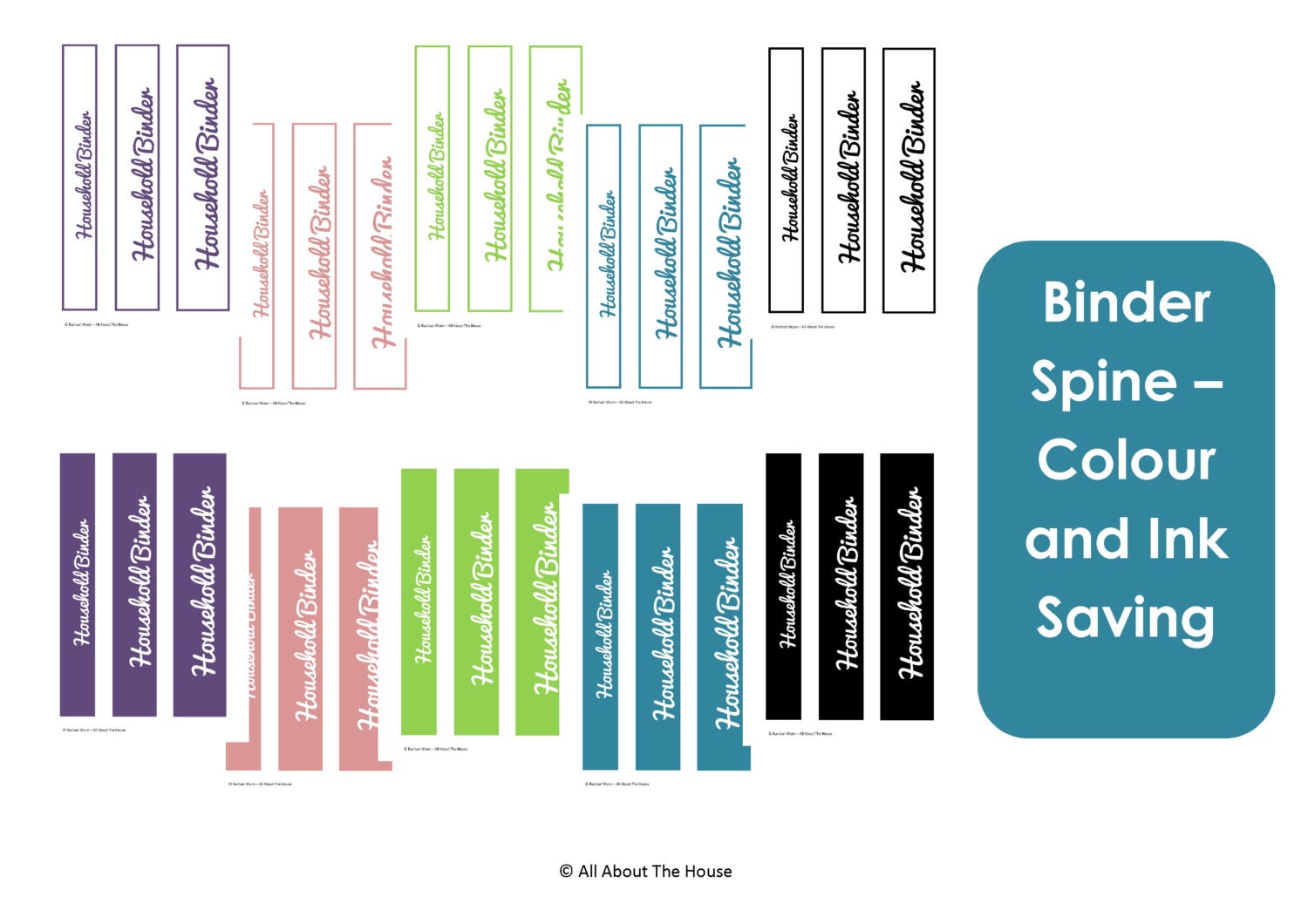 Mega Household Binder Planner Pack Printables Home | Etsy
