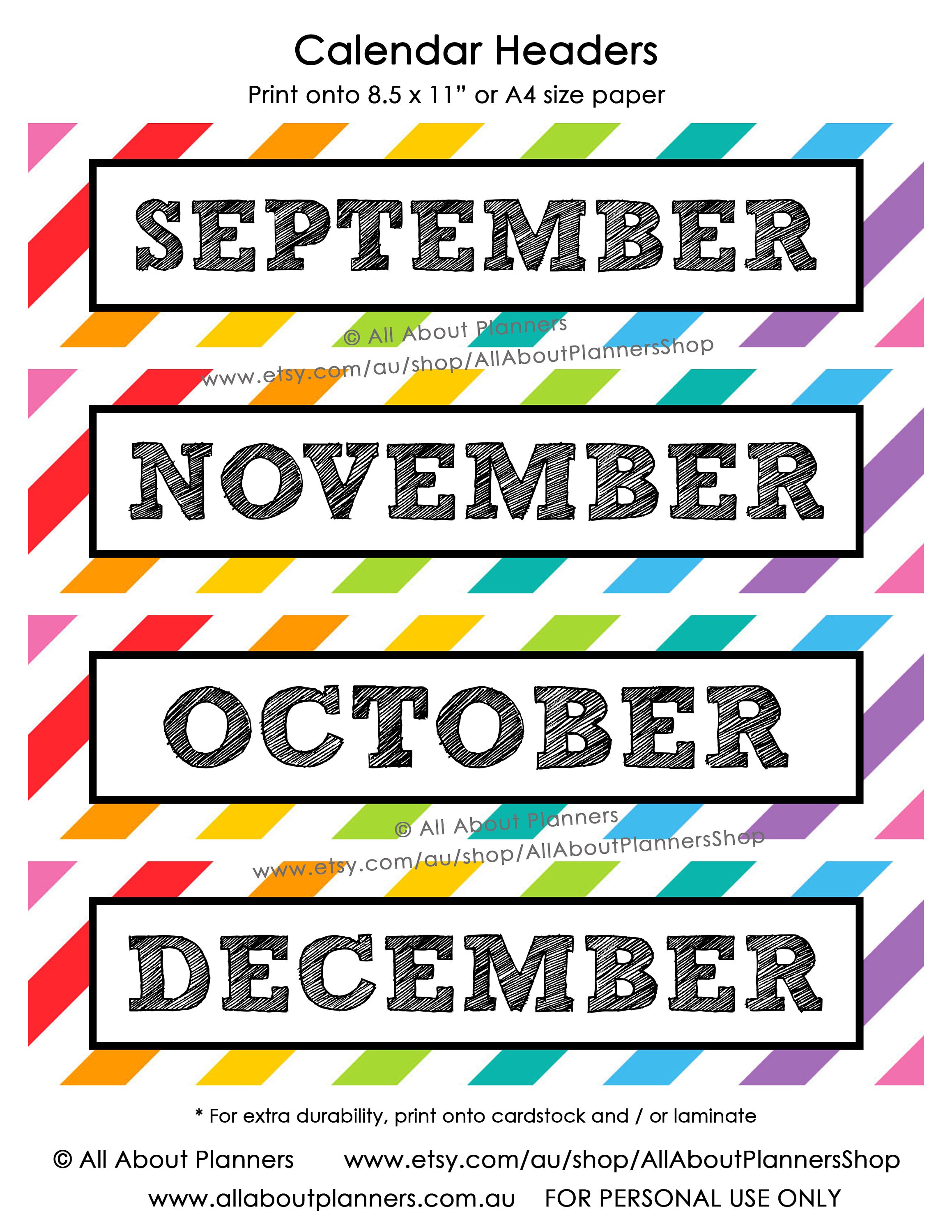 Classroom Decorating Kit Printables Organization Rainbow Back to School ...