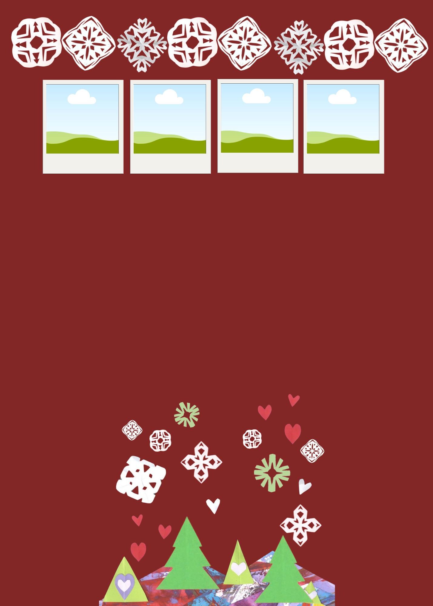 Canva Template for Holiday Winter Cards | Five Editable Designs - Etsy
