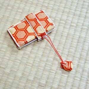 Japanese Pocket Mirror Gold Orange, Japanese Traditional Wedding Item ...