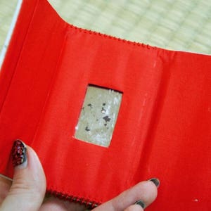Japanese Pocket Mirror Gold Orange, Japanese Traditional Wedding Item ...
