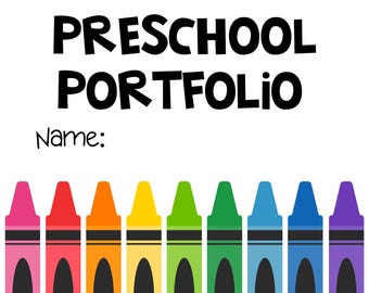 Printable Portfolio Binder Covers | Handwritten Folder Covers for ...