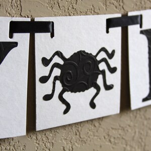 ITSY BITSY spider Banner With Beautiful Embossed Lettering - Etsy