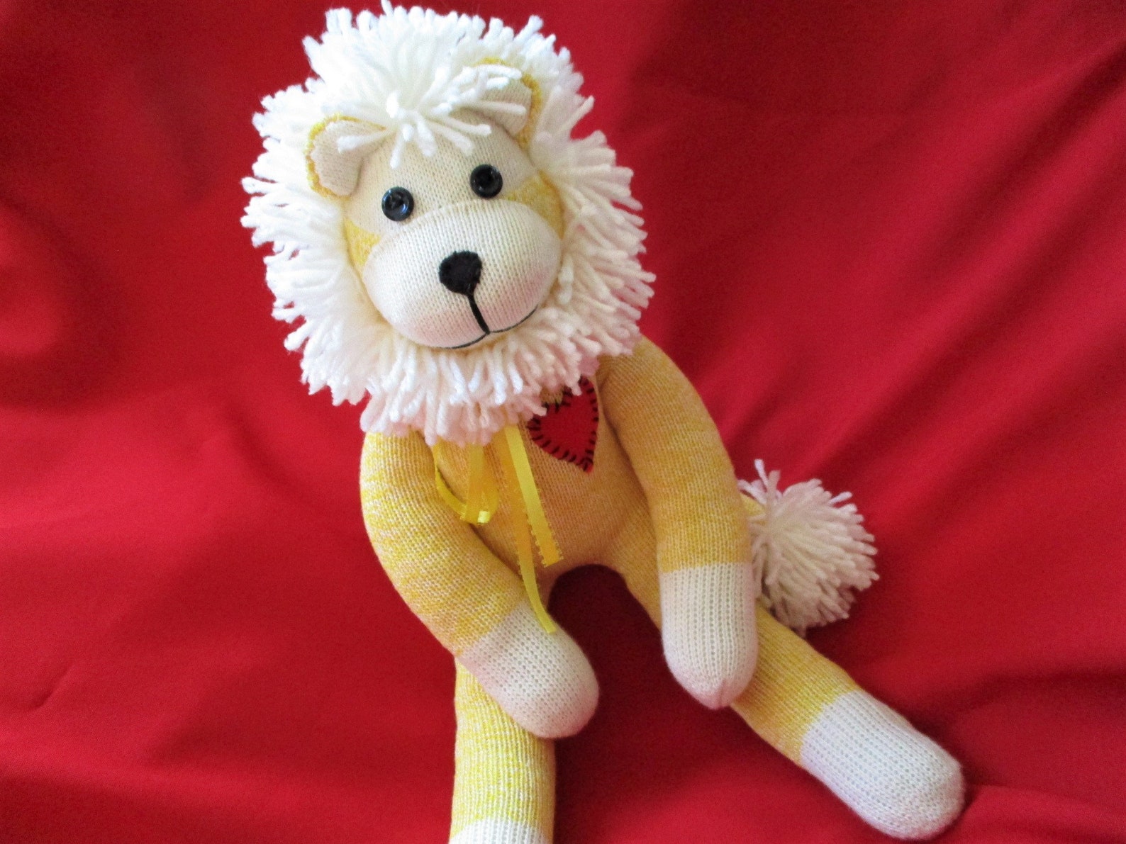 Sock Monkey Lion Leo the Bravehearted King of the Jungle - Etsy